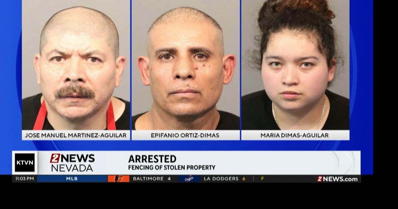 Three arrested for theft and fencing operation involving area ...