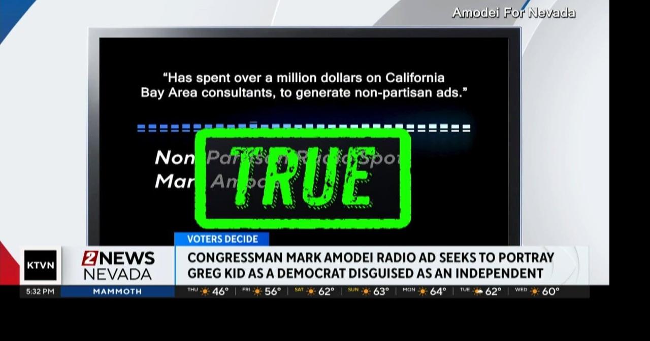 Reality Check: Mark Amodei attack ad on Greg Kidd | Campaign News ...