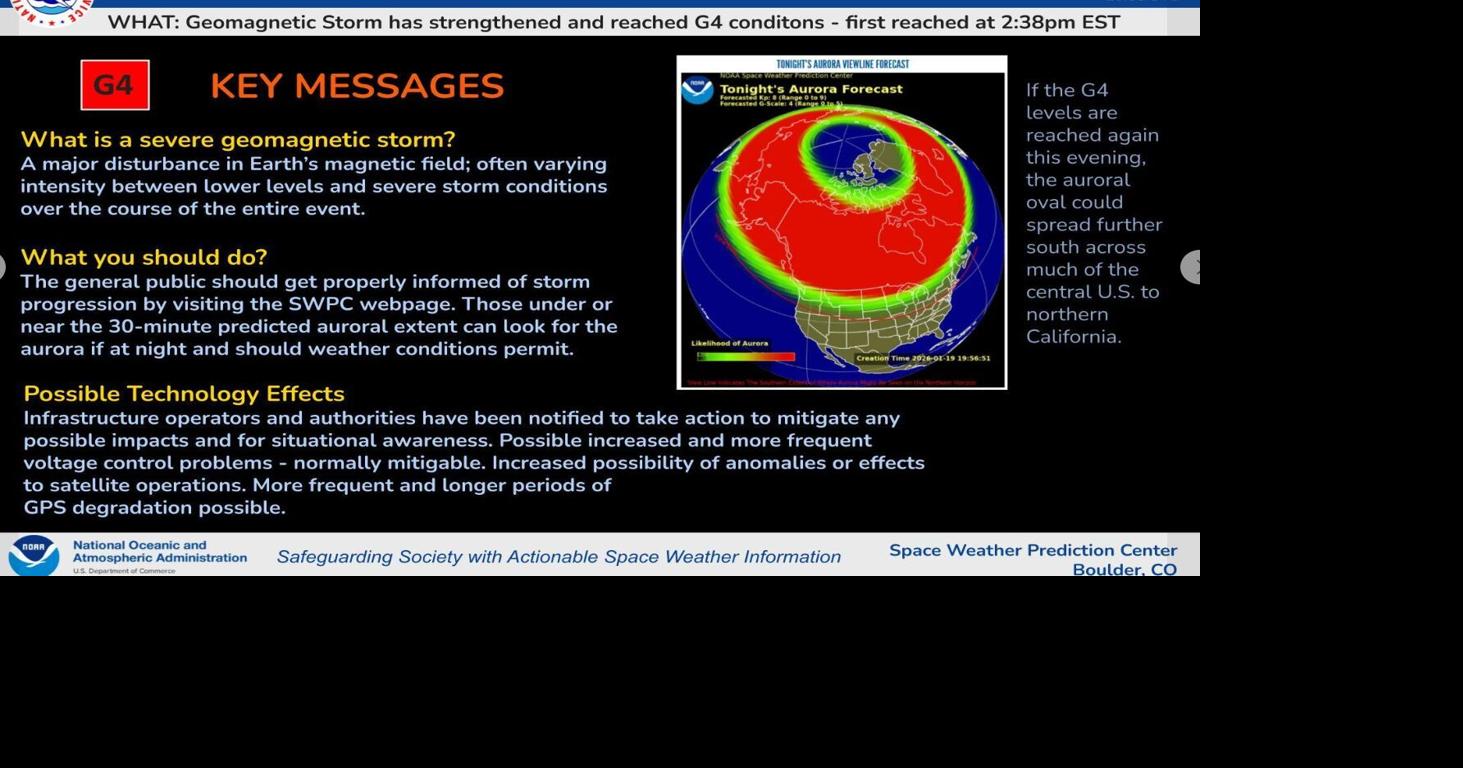 A Large solar storm means parts of Northern Nevada could see the ...