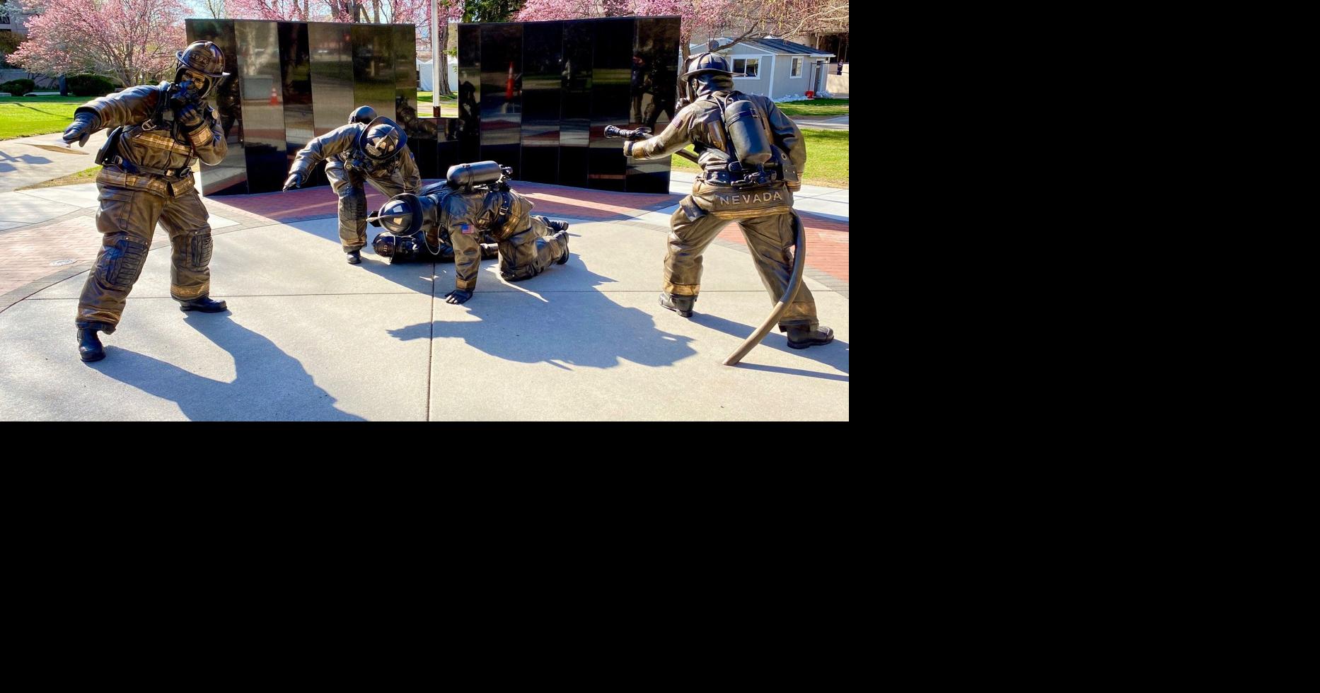 Firefighter Memorial Dedication Ceremony Held in Carson City | Local ...