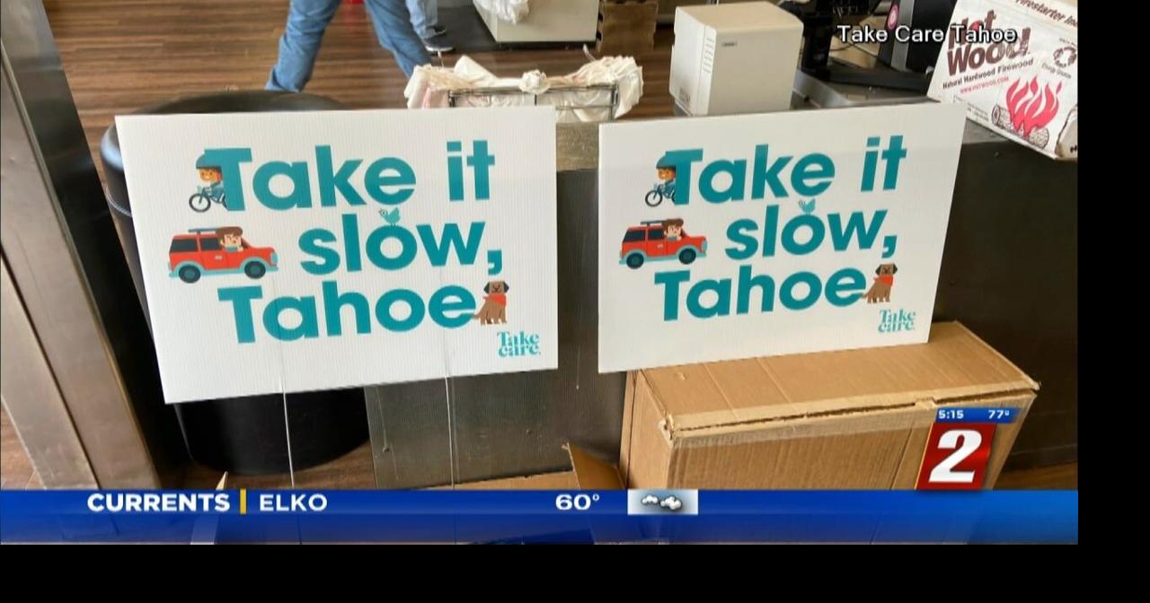 Free yard signs encourage drivers to Take it Slow in Tahoe | News ...