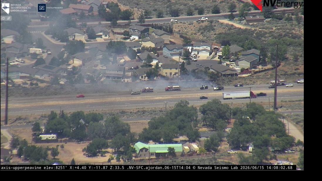 Fire crews respond to fire north of Reno near U.S. 395, Red Rock Road ...