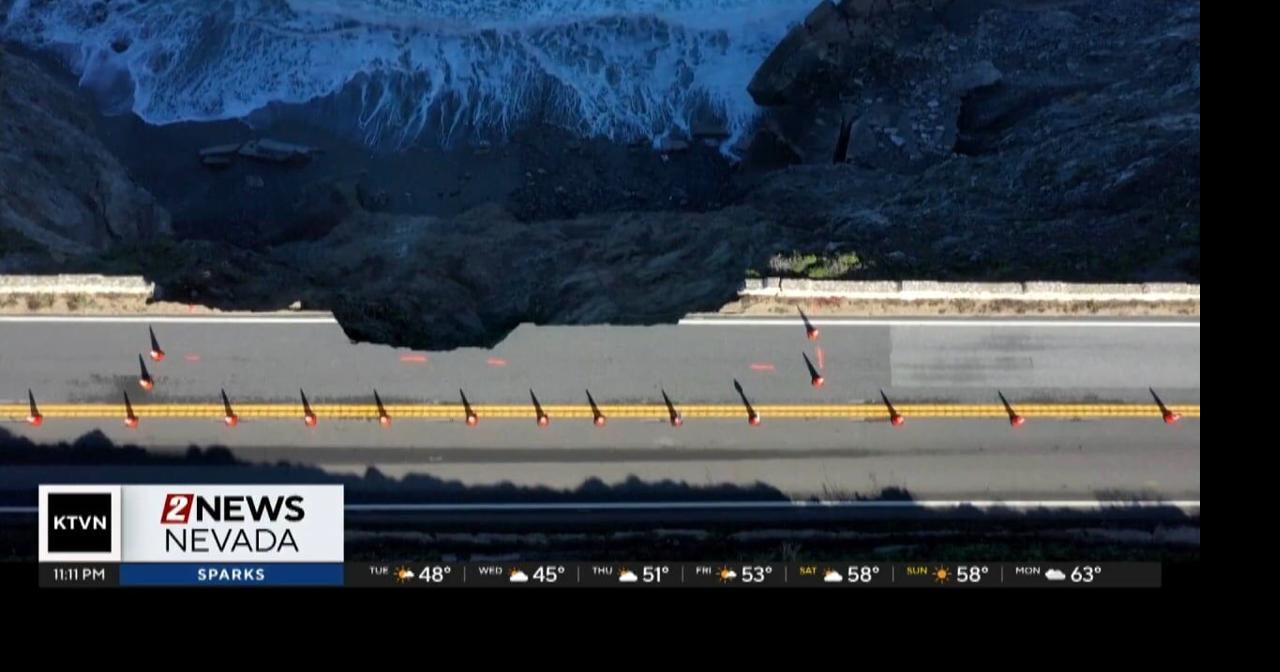 Part of Highway 1 in California Falls Into the Ocean | News | 2news.com