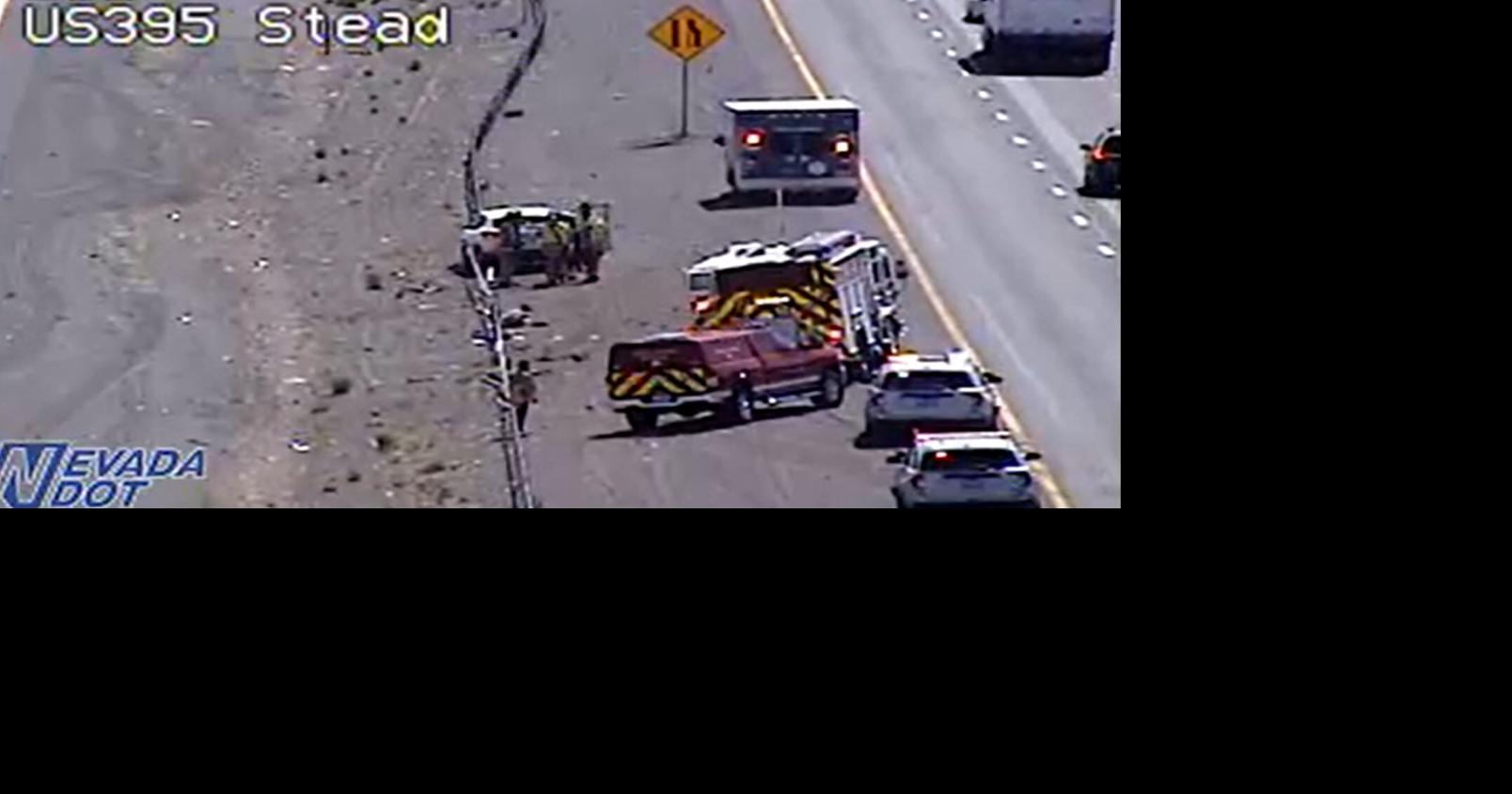 Driver hospitalized after crash on US-395 near Stead Thursday | Local ...