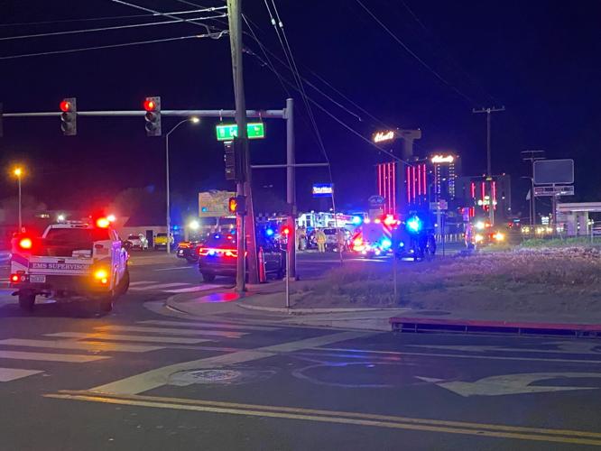 Woman hospitalized after being hit by car on South Virginia Street in ...