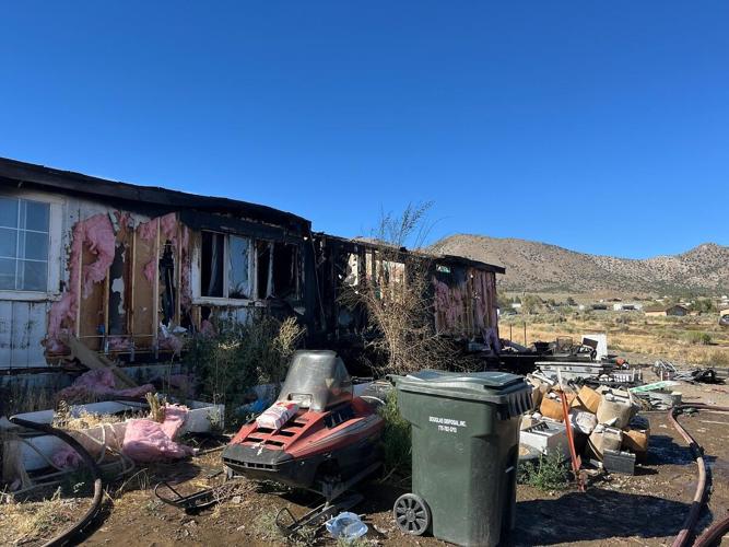 Wildfire contained in Topaz Ranch Estates; One person hospitalized for ...