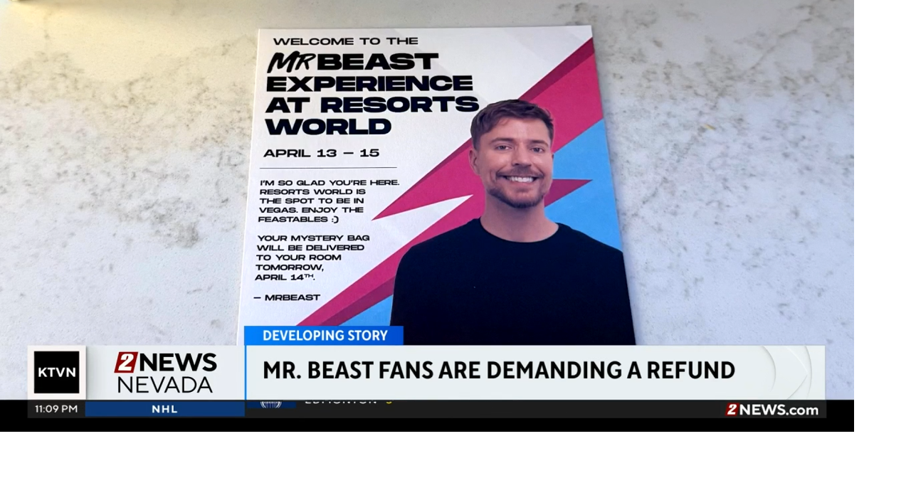 Mr. Beast fans demanding refunds after meet and greet in Las Vegas ...