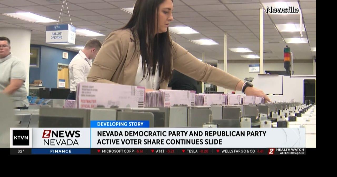NV Dems continue to slide in statewide voter share | Local News | 2news.com