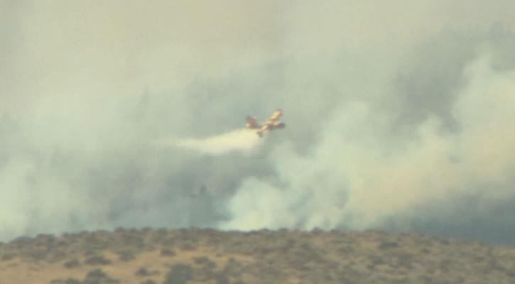 Davis Fire crews to patrol containment lines; 5,824-acres, 92% ...