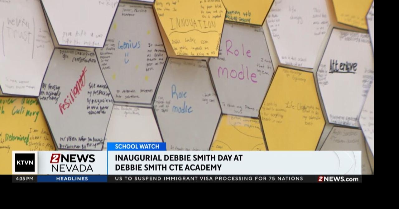 Students at Debbie Smith CTE Academy celebrate school's namesake ...