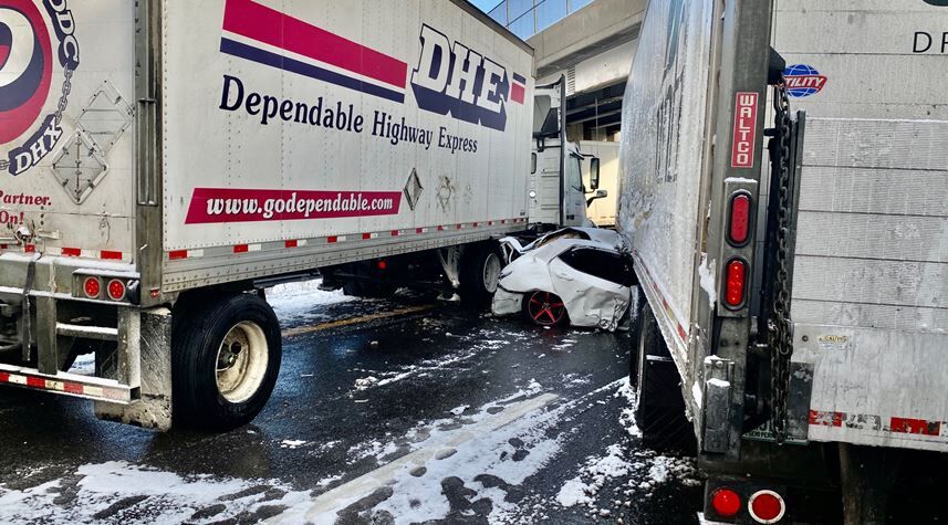 I-80 East Near Gold Ranch Reopens After Crash Involving 6 Semi-Trucks | Local News | 2news.com