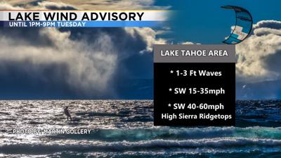Area Lake Wind Advisory Goes Into Effect at 1 pm Tuesday | News | 2news.com