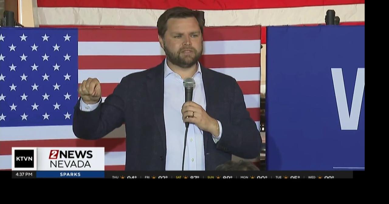 Vice Presidential nominee JD Vance coming to Reno | Campaign News ...