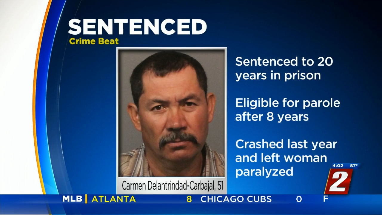 Driver Sentenced to 20 Years in Prison for DUI Crash That Paralyzed ...