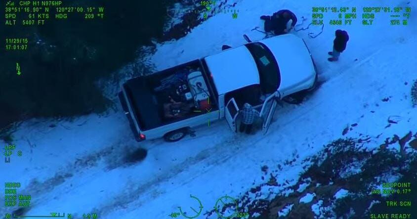 Highway Patrol Rescues Stranded Car Off US-50 | | 2news.com