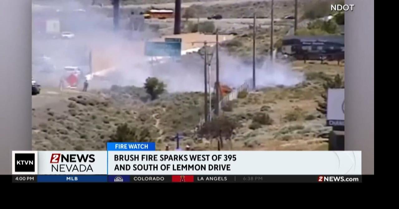 Fire crews respond to brush fires in Carson City and Golden Valley area ...