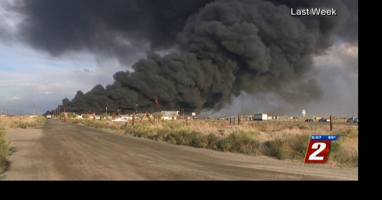 Railroad Tie Yard Fire Extinguished Near Hazen; Cause Under ...