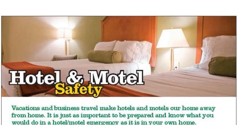 Fire Safety in Hotels, Motels and Short-Term Rentals | News | 2news.com
