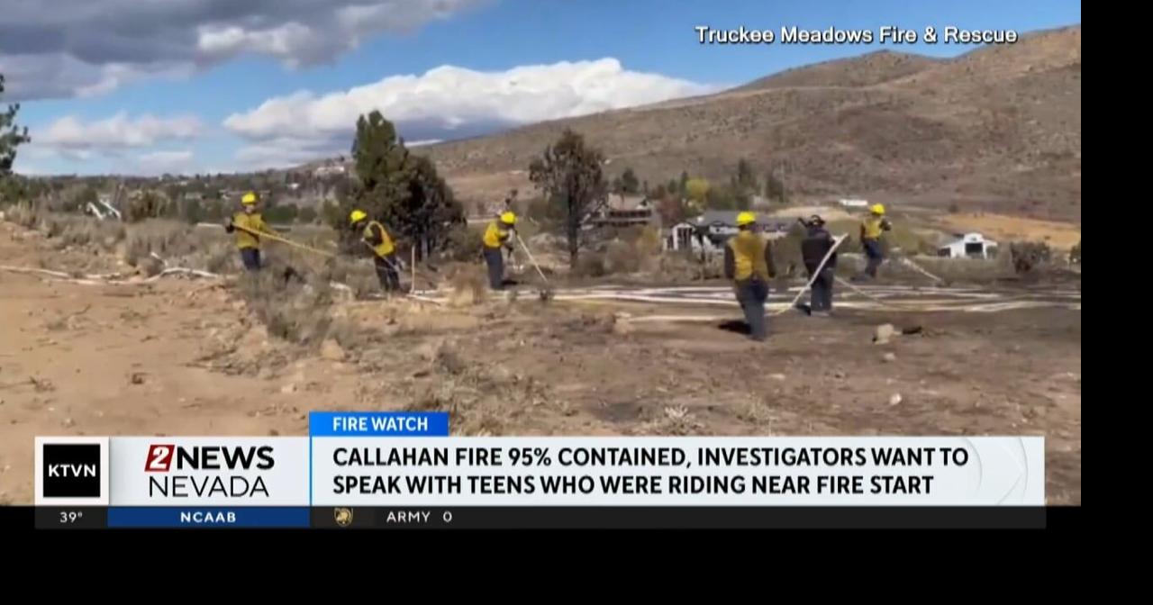 Callahan Fire is now 95% contained at 65 acres; Authorities seek help ...