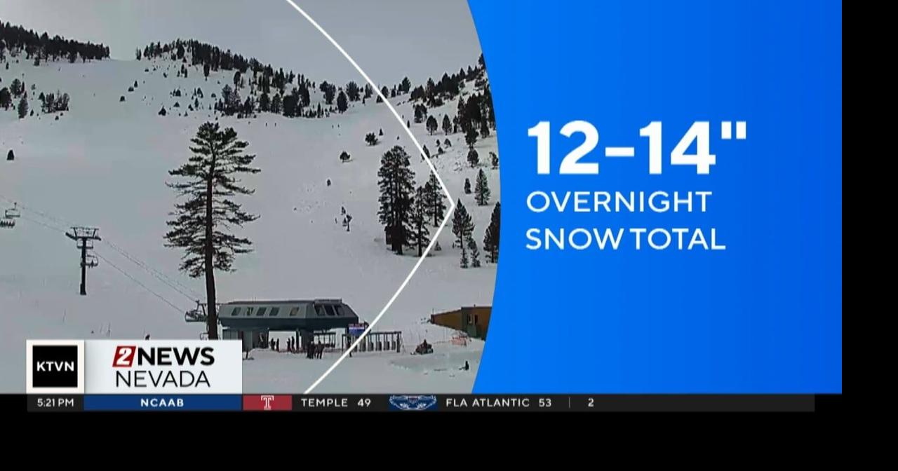 One Foot of Snow at Mt. Rose Overnight | News | 2news.com