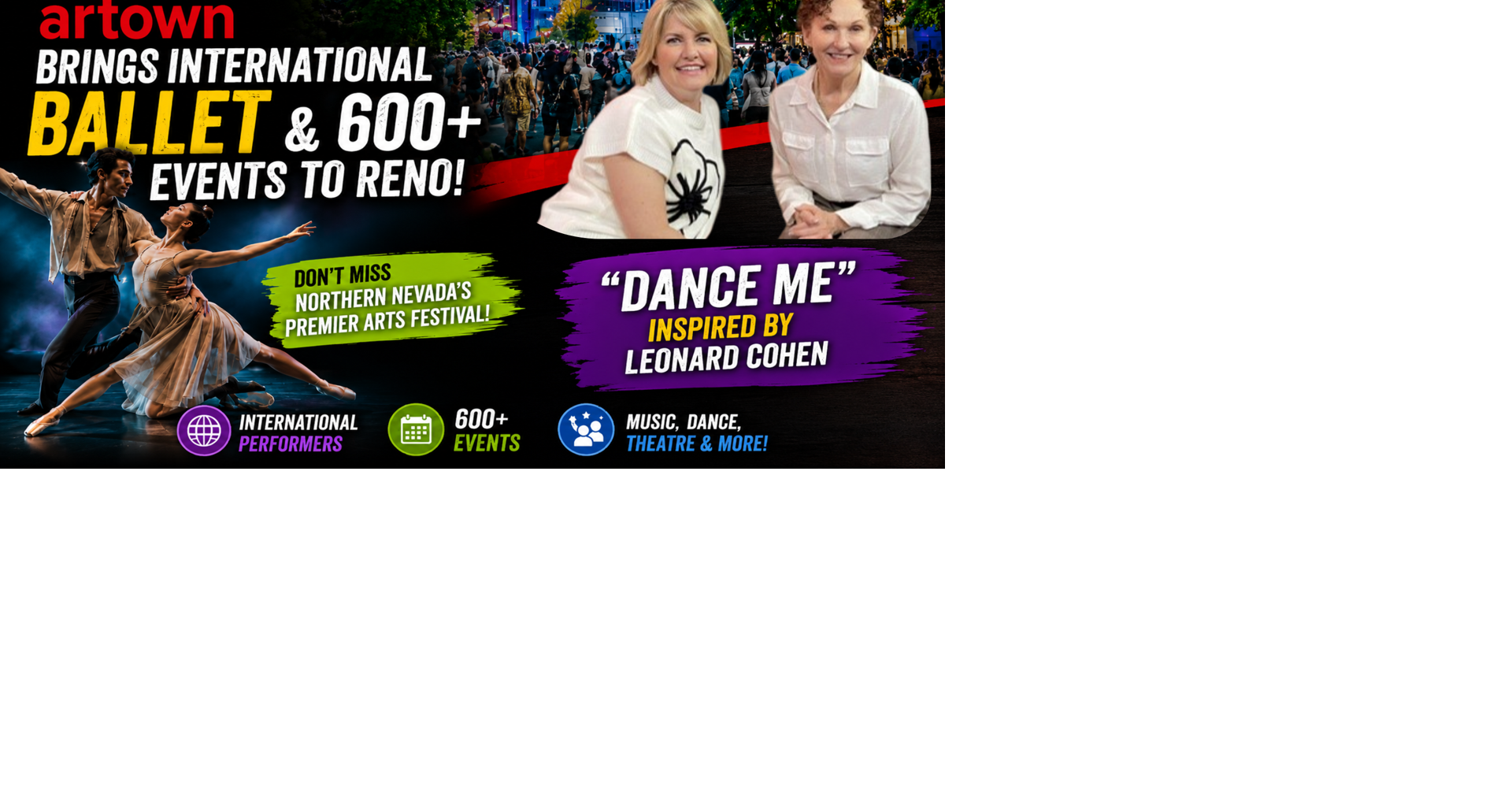 Artown Brings International Ballet & 600+ Events to Reno | “Dance Me ...