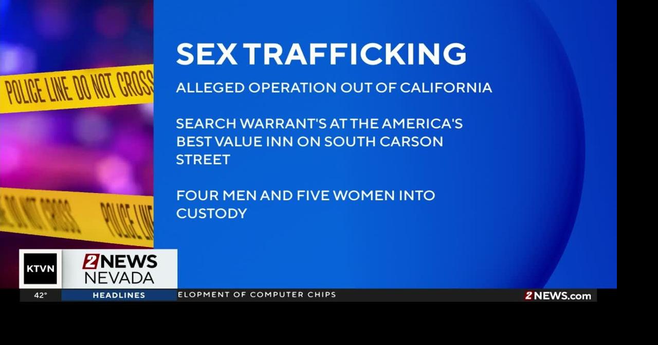Carson City Sheriffs Office Investigating Sex Trafficking Operation