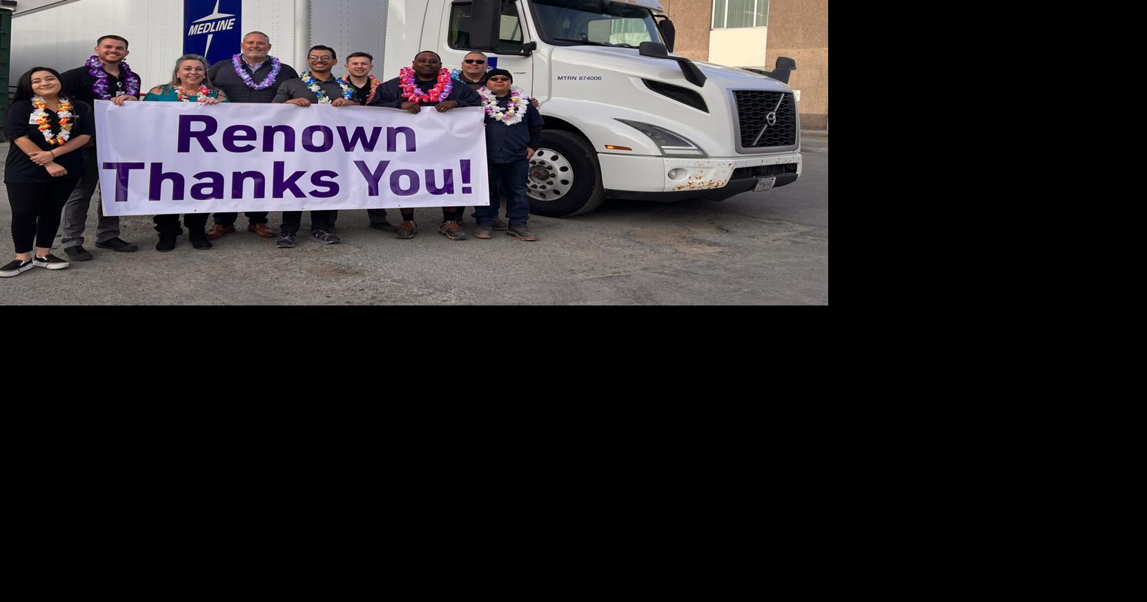 Renown Health celebrates Medline truck drivers for delivering supplies ...