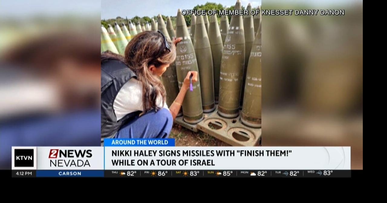 Haley Signs Munitions Used by Israel | News | 2news.com