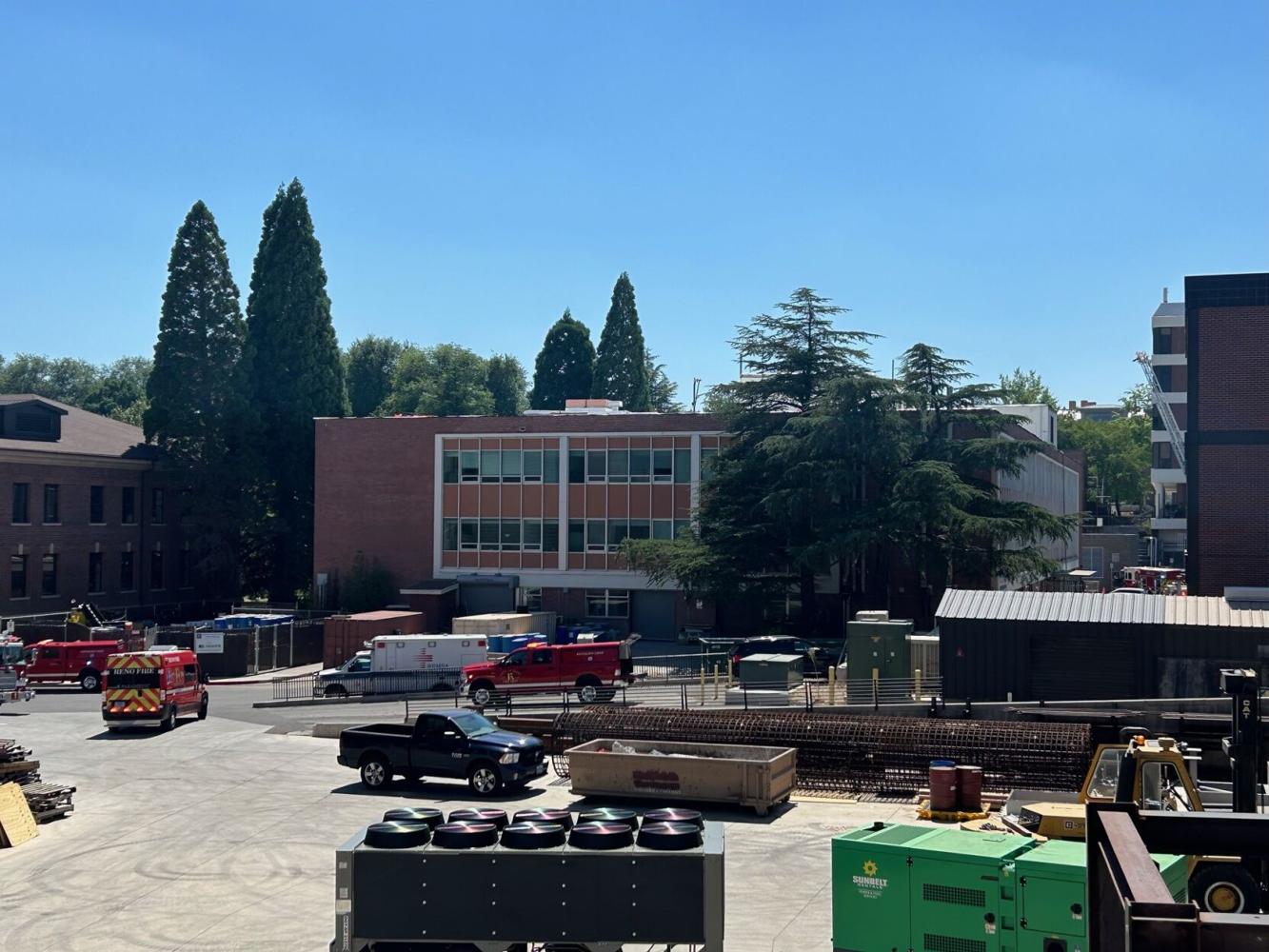 Construction Debris Starts Fire at Engineering Building on UNR Campus ...