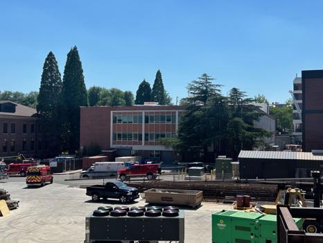 Construction Debris Starts Fire at Engineering Building on UNR Campus ...