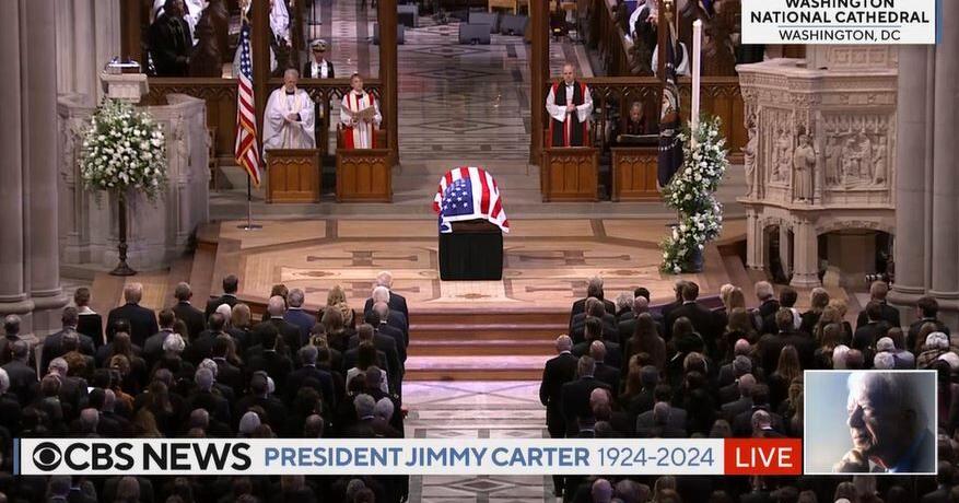 Jimmy Carter honored at Washington funeral before burial in Georgia ...