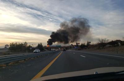 Crews Respond To Semi-Truck Fire On I-80 | Highway | 2news.com