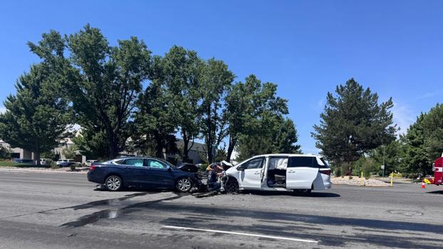 Two-Car crash at Rock Blvd. and Capital sends three to hospital, causes ...