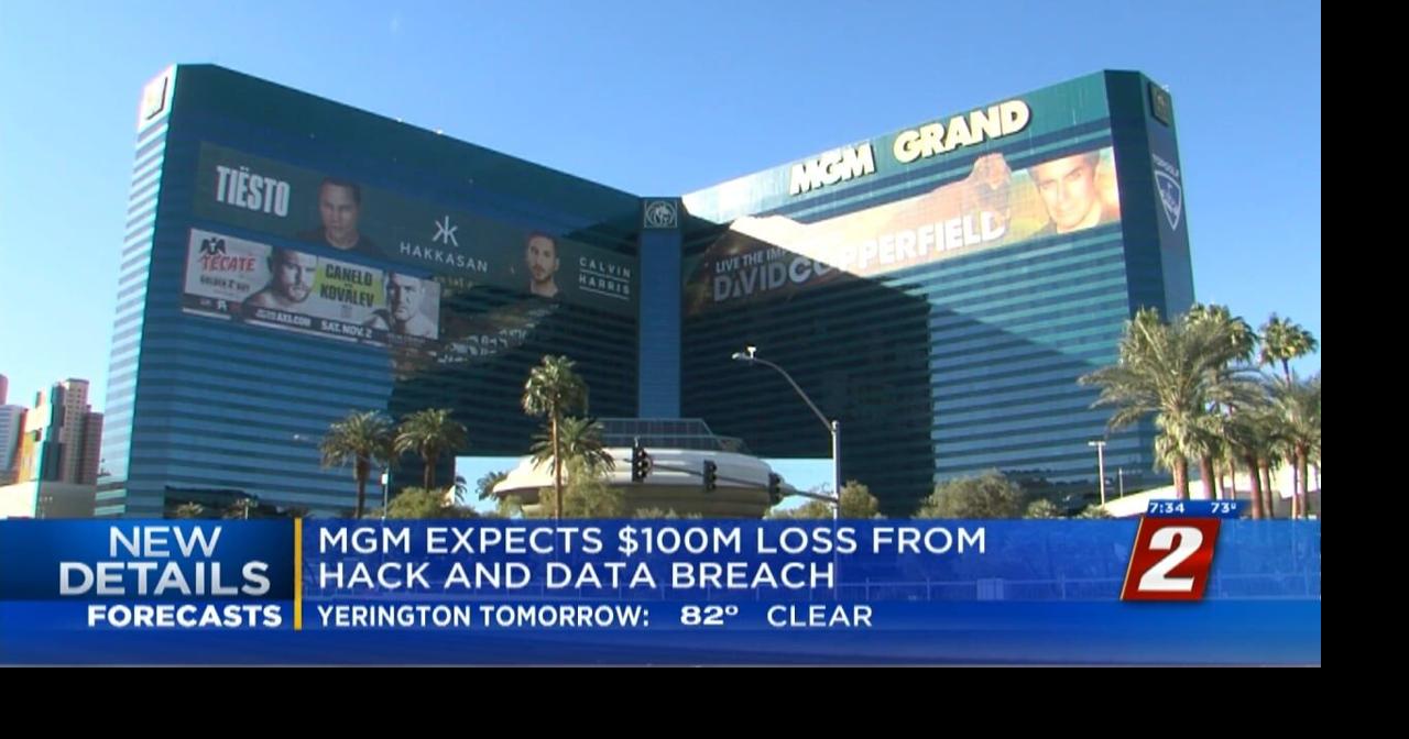 MGM $100 Million Loss from Hack and Data Breach | News | 2news.com