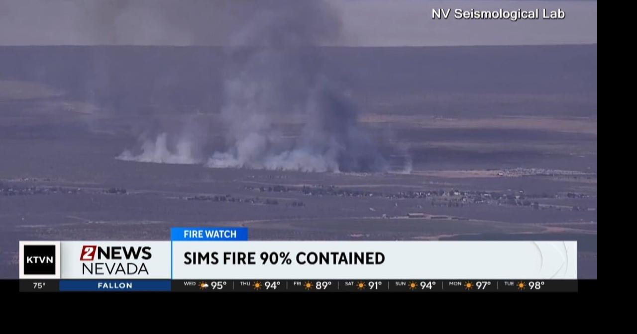 Sims Fire near Nevada-California border now fully contained ...
