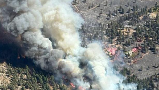 Davis Fire crews to patrol containment lines; 5,824-acres, 92% ...