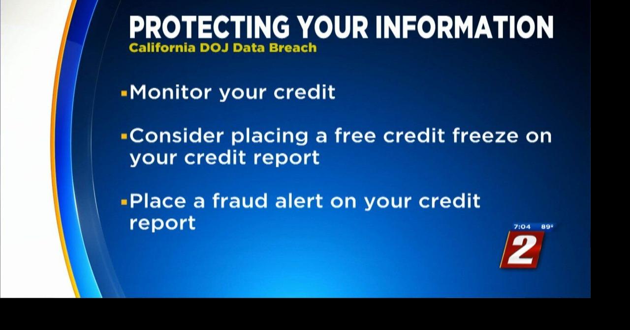 California DOJ Announces Information Breach | California News | 2news.com