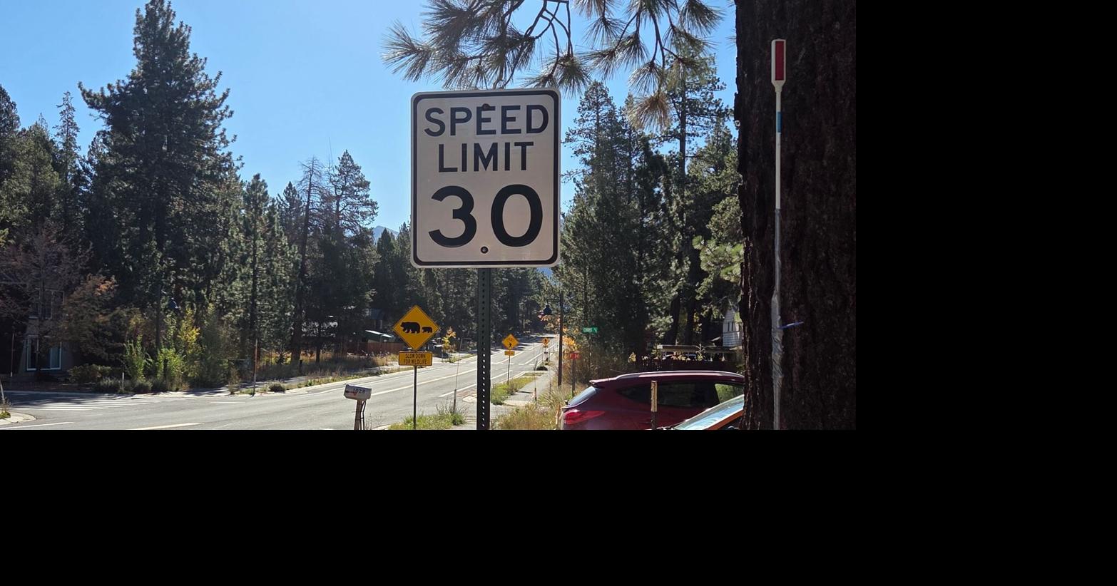 City of South Lake Tahoe reduces speed limit on Sierra Boulevard ...