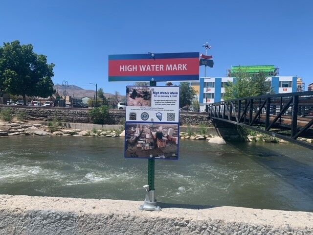 City of Reno and partners unveil "High Water Mark" commemorative ...