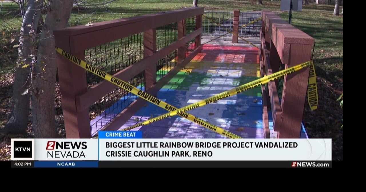 Police investigating vandalism of new bridge at Crissie Caughlin Park ...