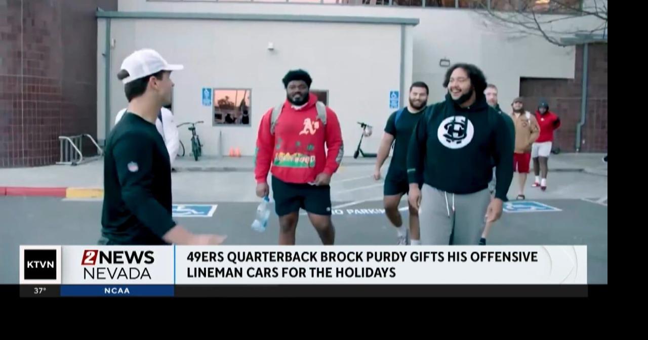 Brock Purdy buys cars for offensive line | National News | 2news.com