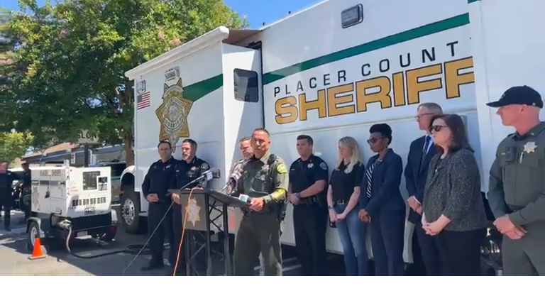 Placer County Sheriffs Office Press Conference On Homicide Arrest