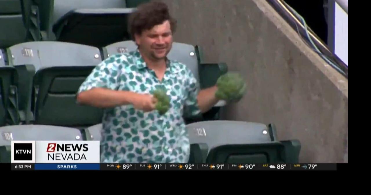 Sports: Broccoli Bro appears at A's game | Videos | 2news.com