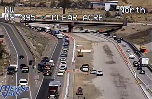 Crash slows traffic on Highway 395 south near Clear Acre Lane | | 2news.com