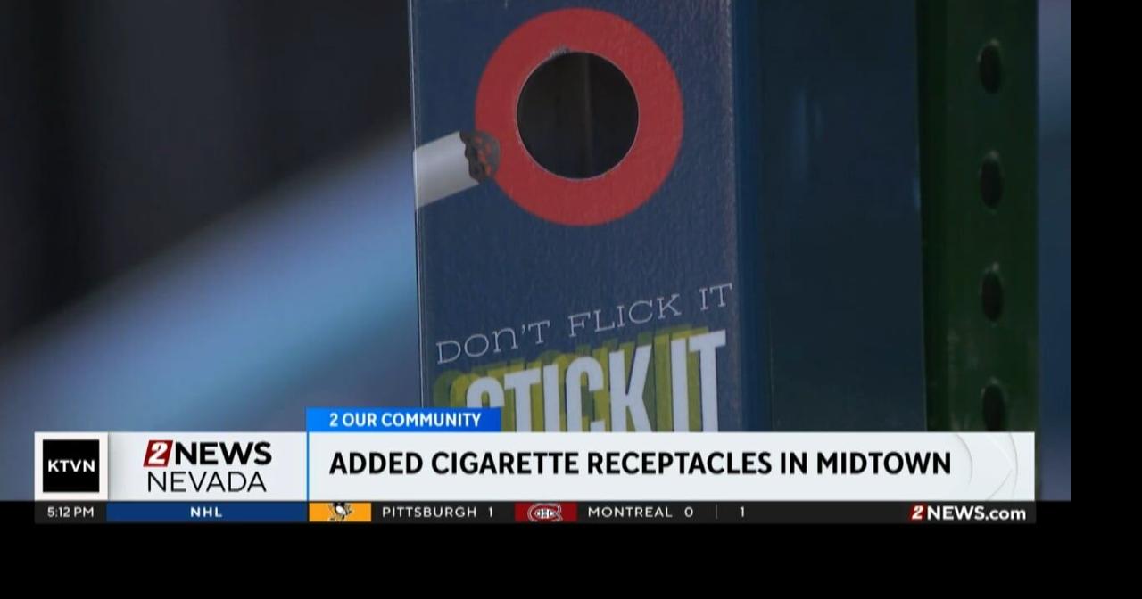 Cigarette receptacles installed in Midtown | News | 2news.com