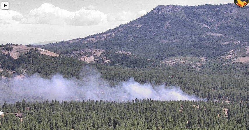 Man Arrested For Allegedly Starting Portola Fire, Evacuations Lifted ...