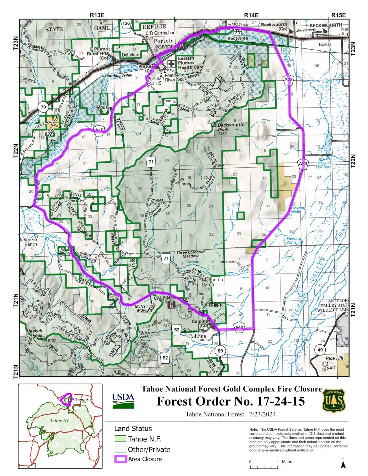 Gold Complex Fire Grows to Around 2,300 Acres, Power Outage Possible in ...