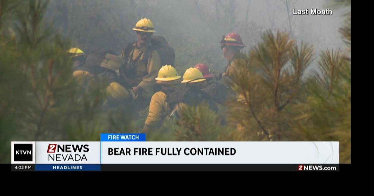 Bear Fire in Sierra County now fully contained at 3,323 acres ...