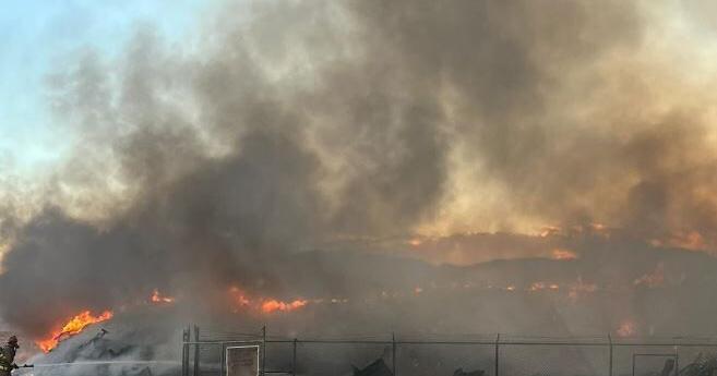 Wadsworth Transfer Station Fire Contained, But Fire May Continue to ...
