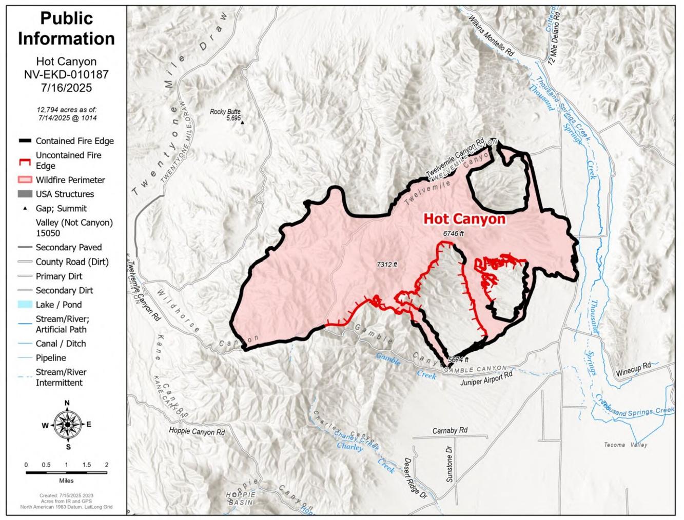 Hot Canyon Fire in Elko County now fully contained | Fire Watch | 2news.com